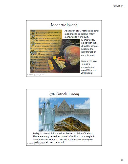 Ireland Education Modules – Celtic Heritage Foundation